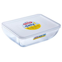ЮК :: Форма с/к PYREX DAILY форма з криш. прямокут. 28х22см (3.3л ...